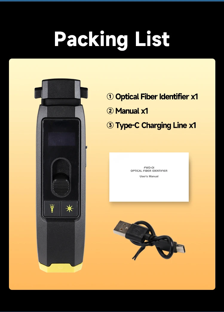 FWD-01 Optical Fiber Identifier Live Fiber Identifier Live Fiber ...
