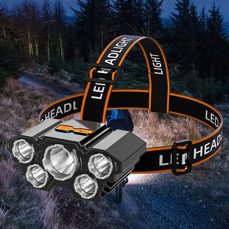 Led-Headlamp-Strong-Light-Outdoor-Head-Light-Bright-USB-Recharge ...