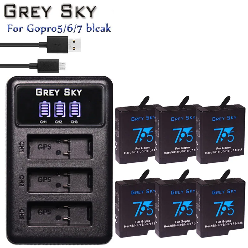 1600mAh-Battery-for-GoPro-Hero-7-hero-6-hero-5-Black-Battery-or-Triple ...