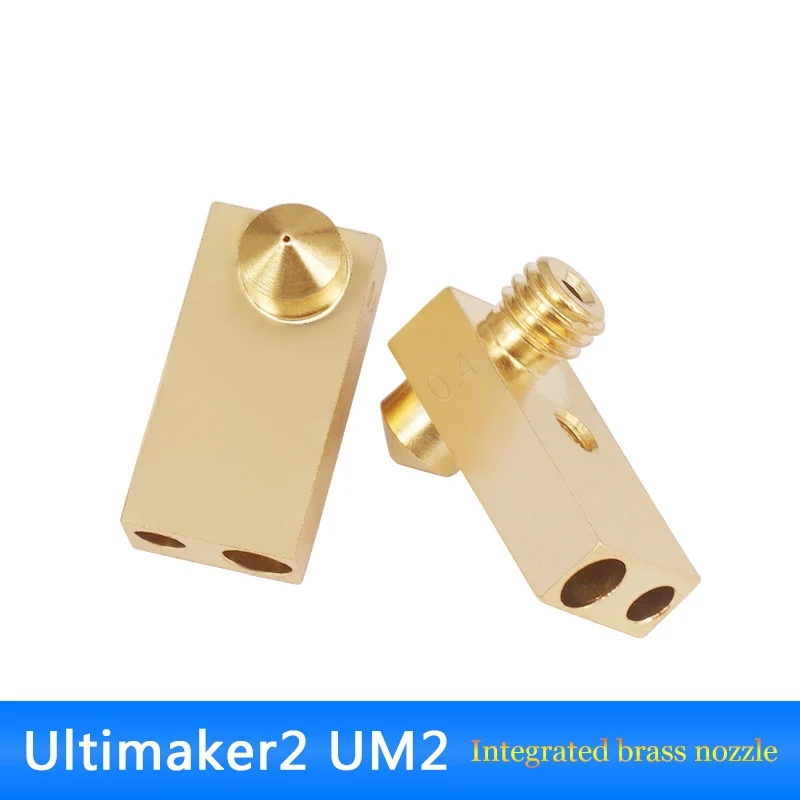 Ultimaker-2-UM2-Integrated-Brass-Nozzle-3-0-4mm-External-Thread ...