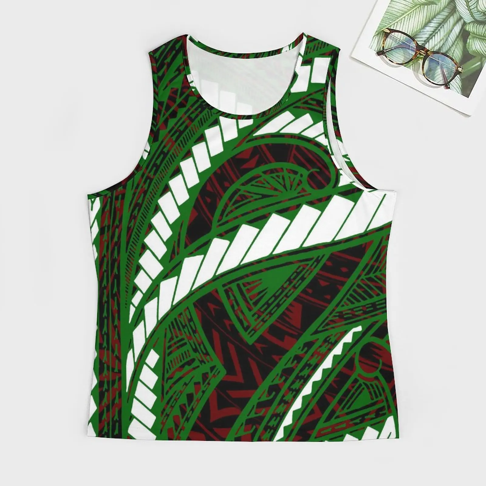 Polynesian Tribal Tank Tops Samoan Men Singlets Island Wear ...