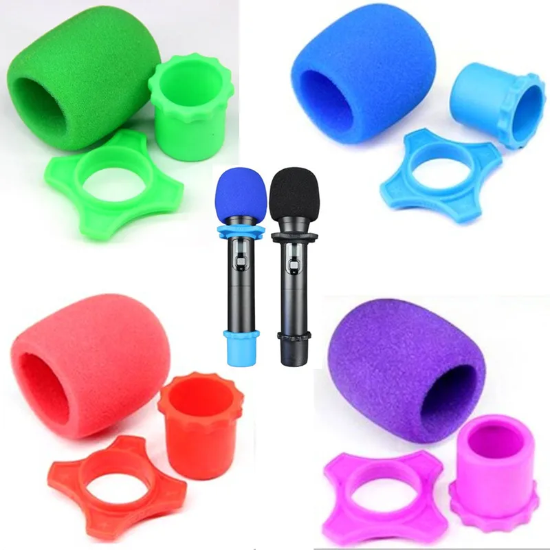 Microphone-Anti-Slip-Protection-Rings-Anti-Rolling-Bottom-Rod-Sleeve ...