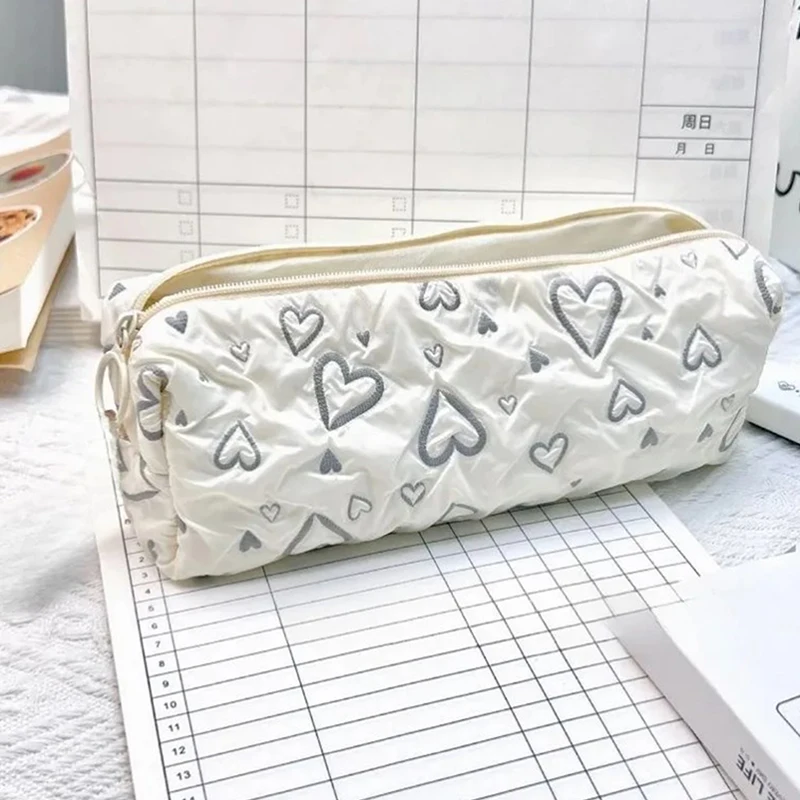 Multi-function-Zipper-Pencil-Bag-Cute-Large-capacity-Love-Heart ...