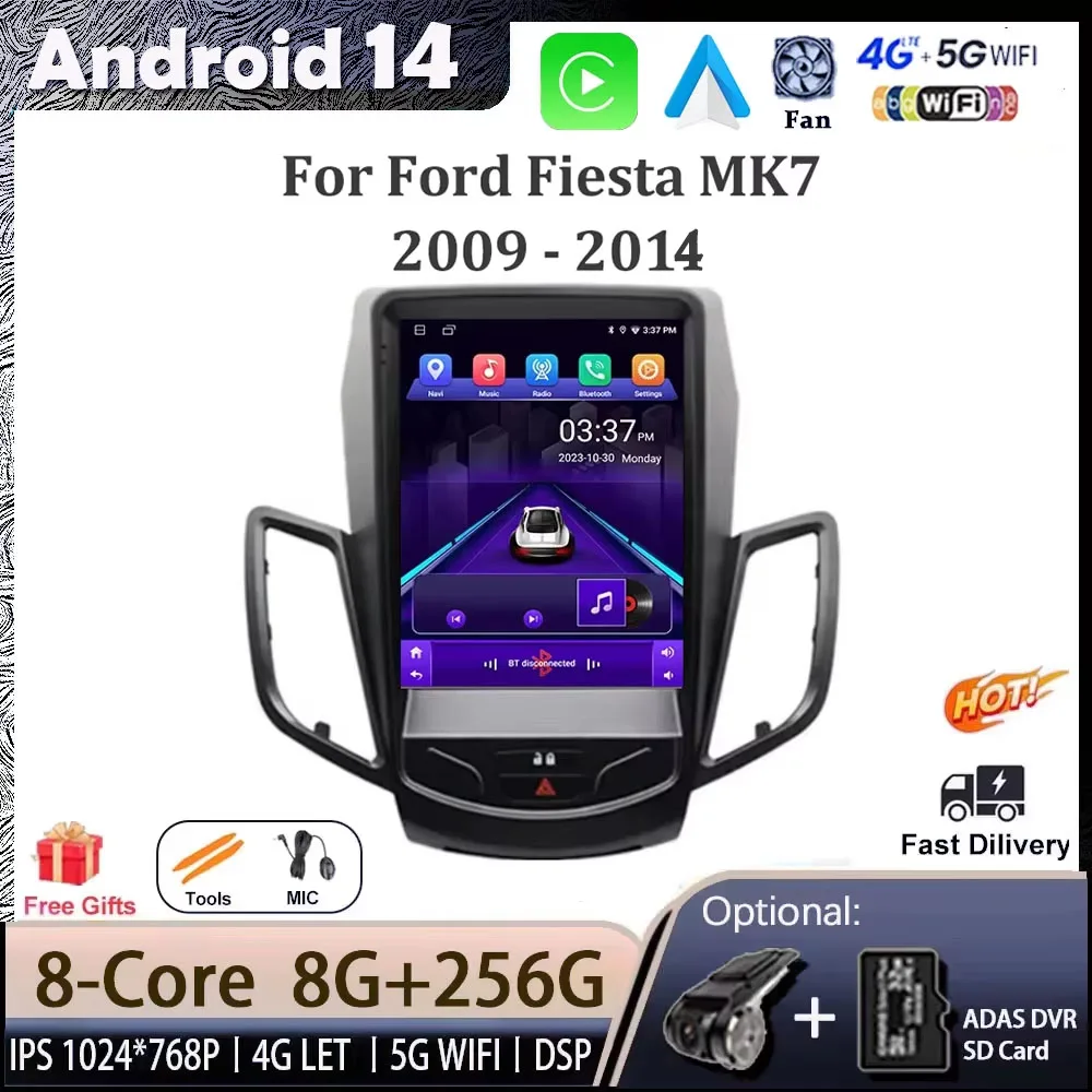 for-Ford-Fiesta-Mk7-2009-2014-Android-14-Auto-Radio-Car-Multimedia ...