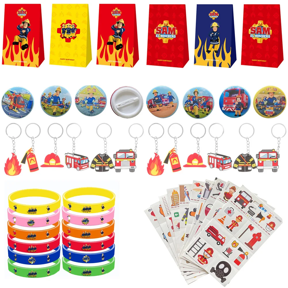 Fireman Sam Party Favors Goodie Bag Stuffers Firefighter Birthday Gifts ...