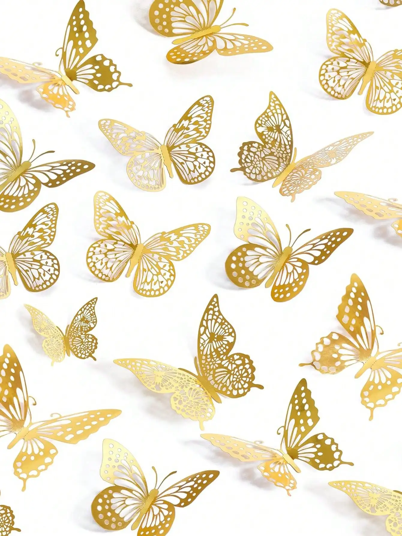 3D-gold-butterfly-butterfly-birthday-party-decorations-cake-decorations ...