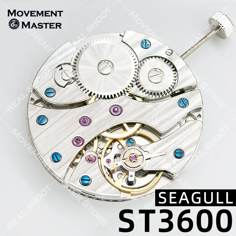 New-Seagull-ST3600-Mechanical-Movement-ST36-China-Original-Watch-Men ...