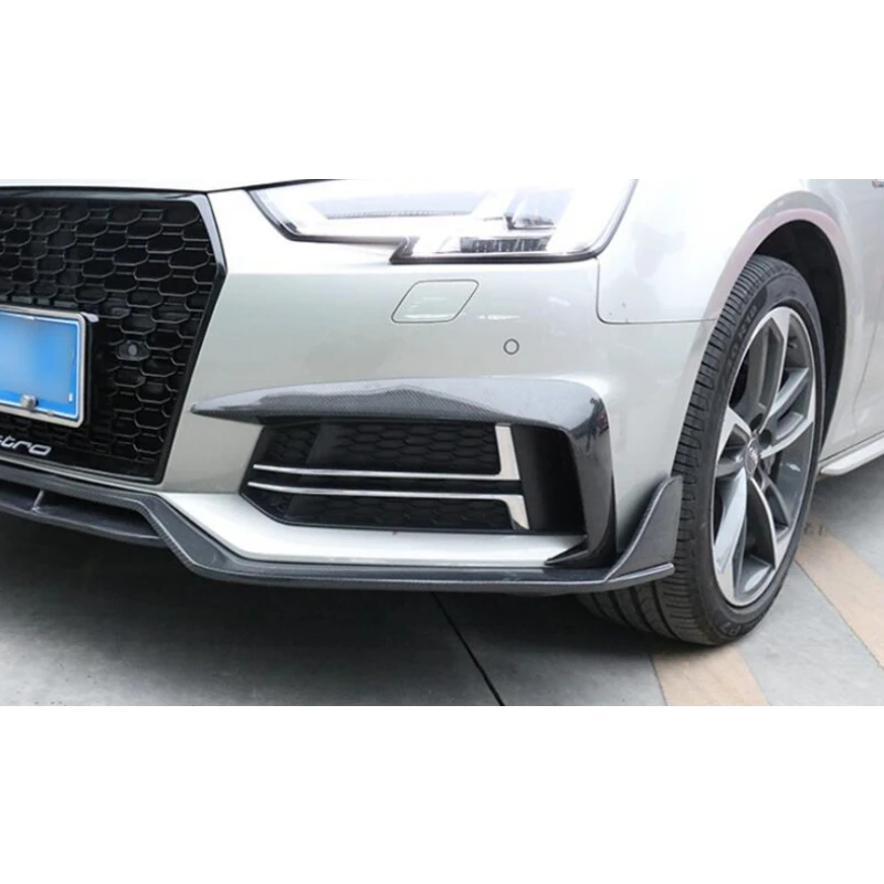 Carbon-fiber-Car-Bumpers-Front-Splitters-Rear-Bumper-Spoiler-For-Audi ...