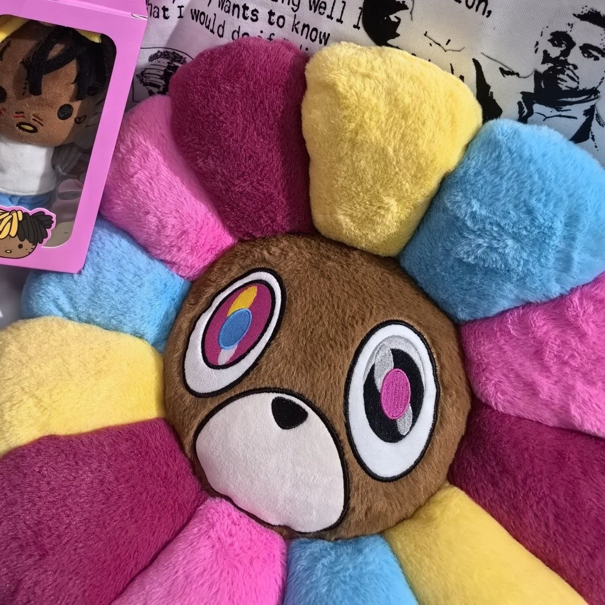 Dropouts Bear Cushion Pillow Kanyeing Rap Hiphop Plush Pillows Soft ...