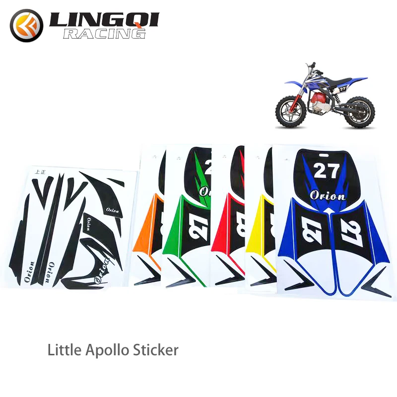 LING QI APOLLO Sticker Graphics For Motorcycle Apollo.Decals Set Of ...