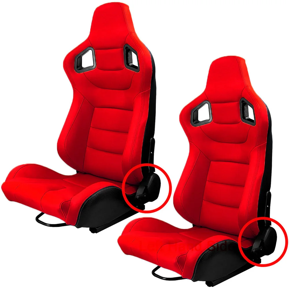 Adjustable-Racing-Seats-3D-PVC-Full-WRAP-Leather-Universal-Left-Right ...