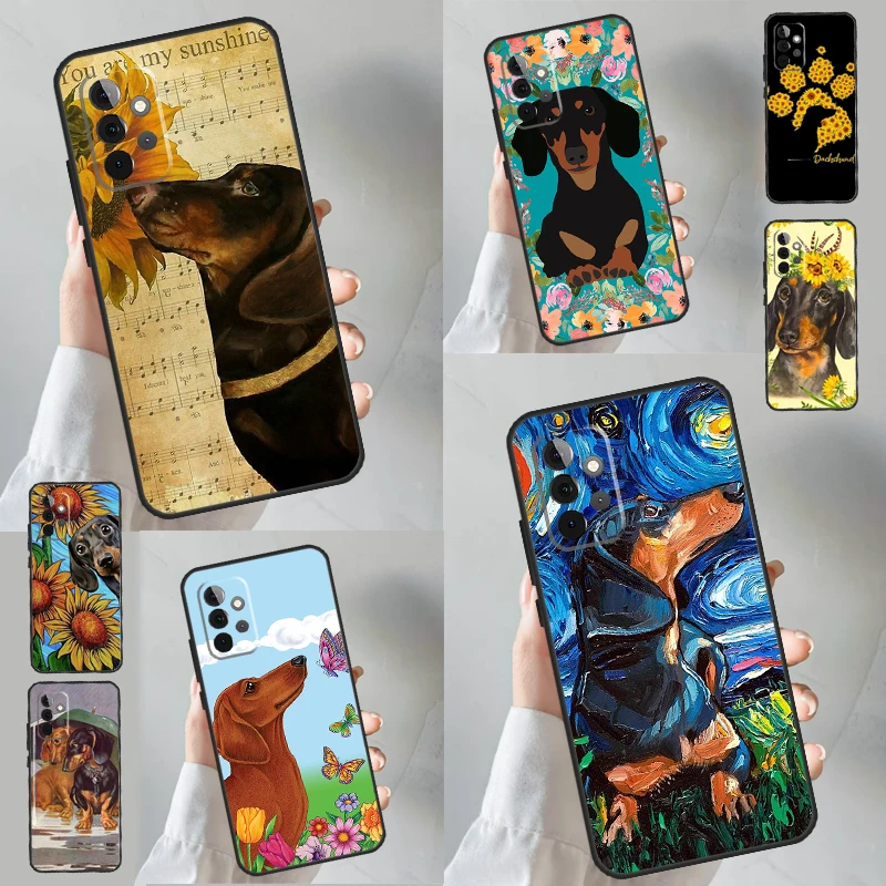 Dachshund-Dog-Animal-Phone-Case-For-Samsung-Galaxy-A14-A24-A34-A54-A13 ...