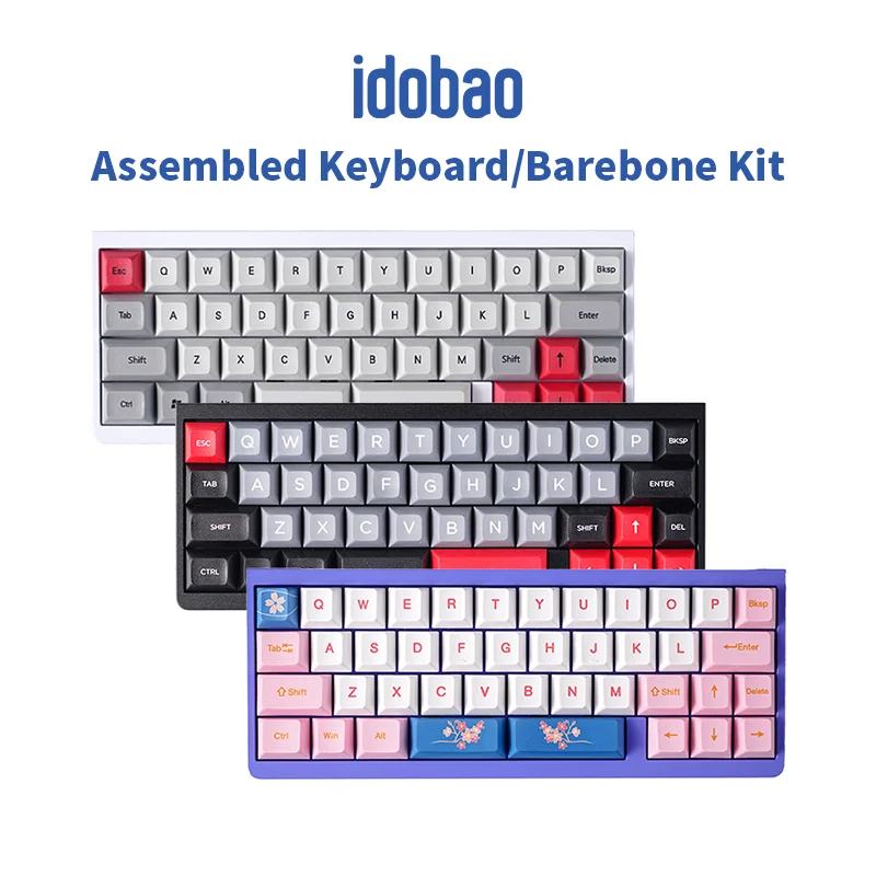 IDOBAO 40% Keyboard Kit Keyboard Caps ID42 Hot Swap Mechanical DIY Kit ...