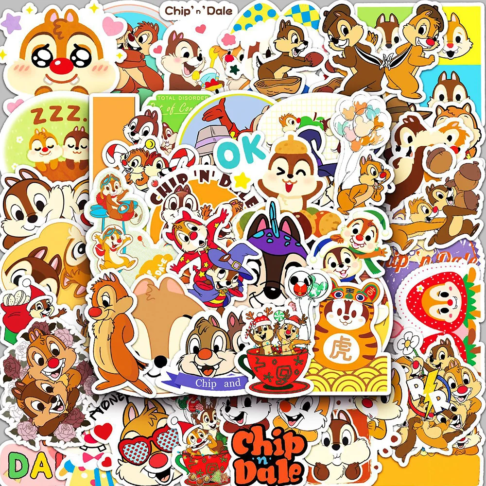 10-30-50pcs-Chip-n-Dale-Cartoon-Stickers-Disney-Decal-Waterproof-DIY ...