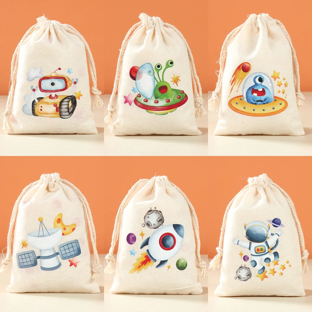 Astronaut-Rocket-Theme-Cotton-Candy-Bags-Outer-Space-Birthday-Party ...