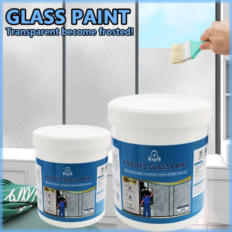 Matte Glass Paint Opaque Glass Paint Bathroom Glass Window Sandblasting ...