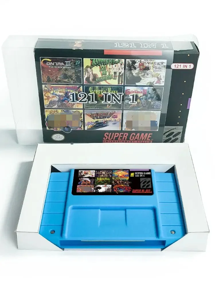 Super-121-in-1-Multi-Game-Cartridge-for-SNES-16-Bit-NTSC-Console-with ...