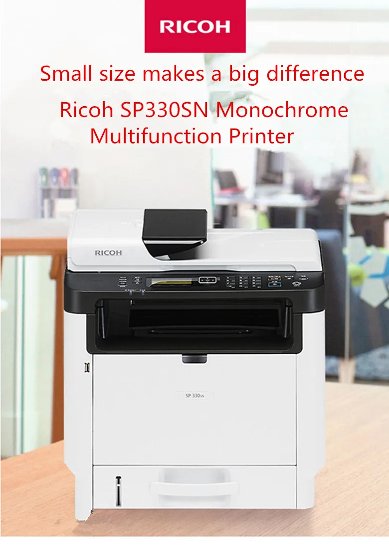 Impresora Multifuncional Láser Ricoh M320F Wifi, 52% OFF