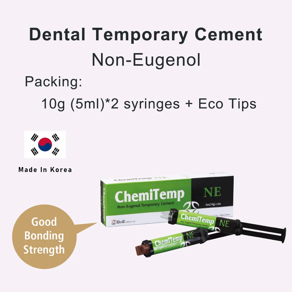 Dental Temporary Cement Glue for Teeth Crown Bridge Any Temp NE ...