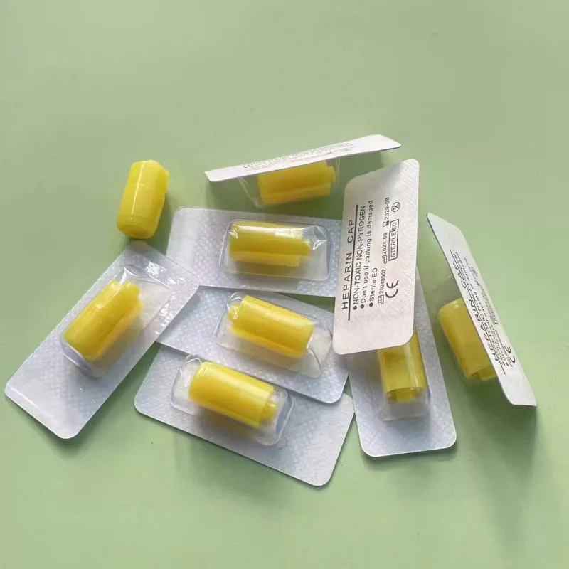100pcs Disposable Heparin Cap IV Cannula Catheter Heparin Caps for ...