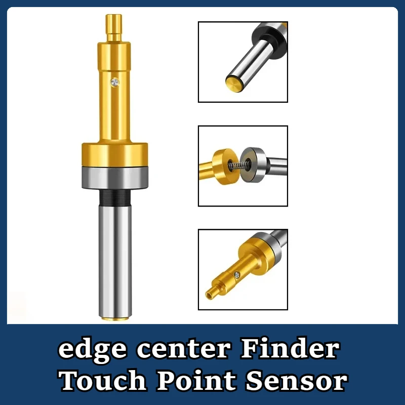 Titanium Non-magnetic Mechanical Edge Finder Center Finder Touch Point ...