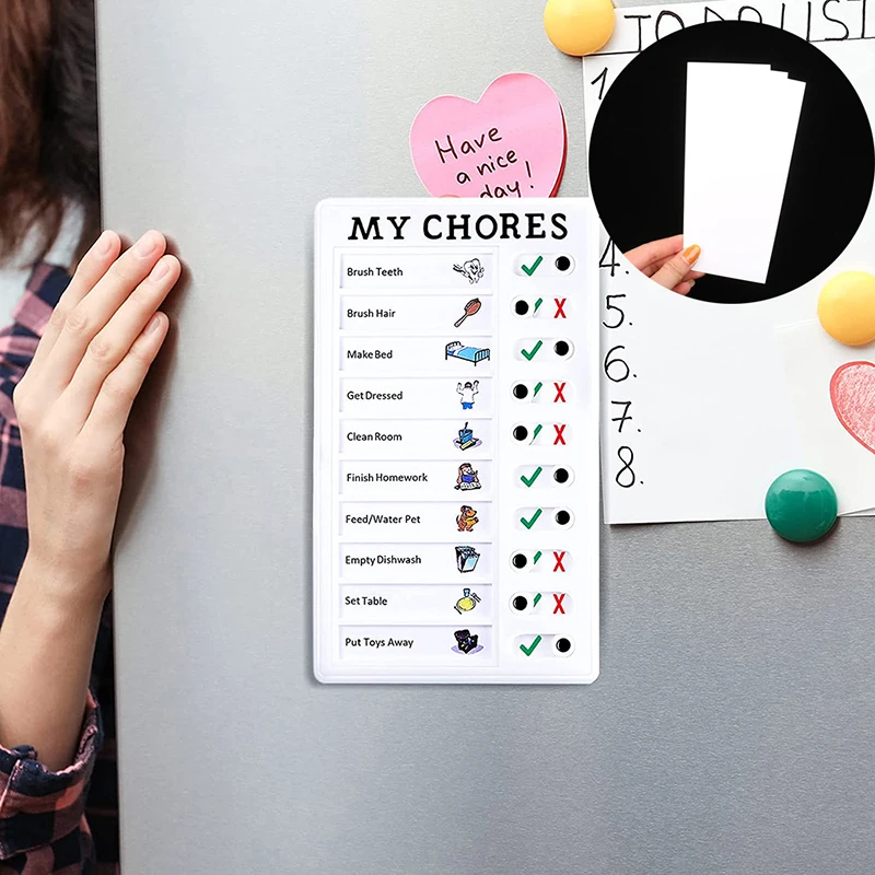 Multi-purpose-Wall-Hanging-Checklist-Memo-Boards-Adjustable-My-Chores ...