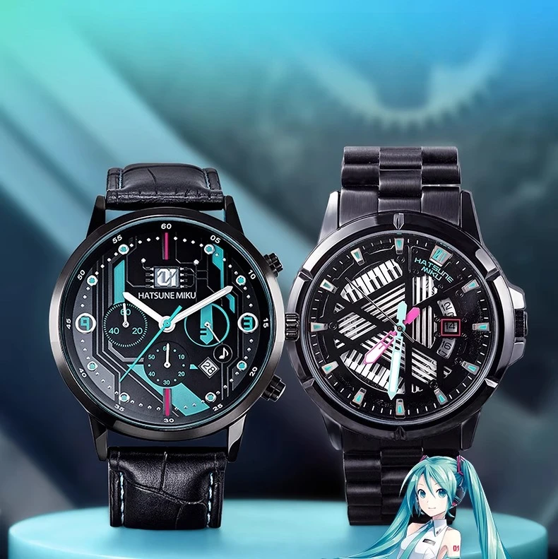 Reloj Hatsune Miku resistente al agua, reloj de pulsera para ...
