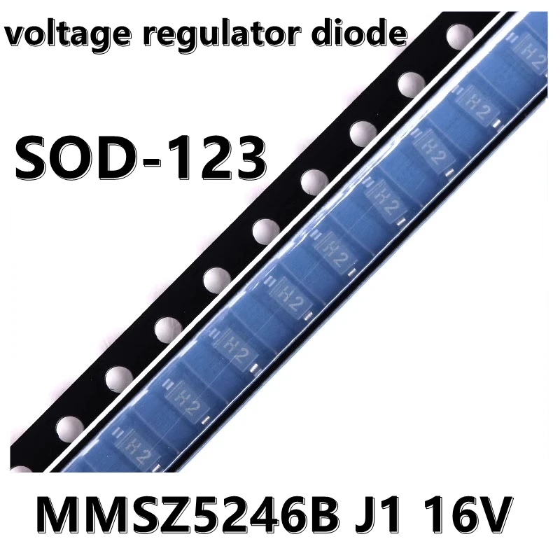 (50pcs) MMSZ5246B J1 16V SMD Voltage Regulator Diode SOD-123 1206 ...