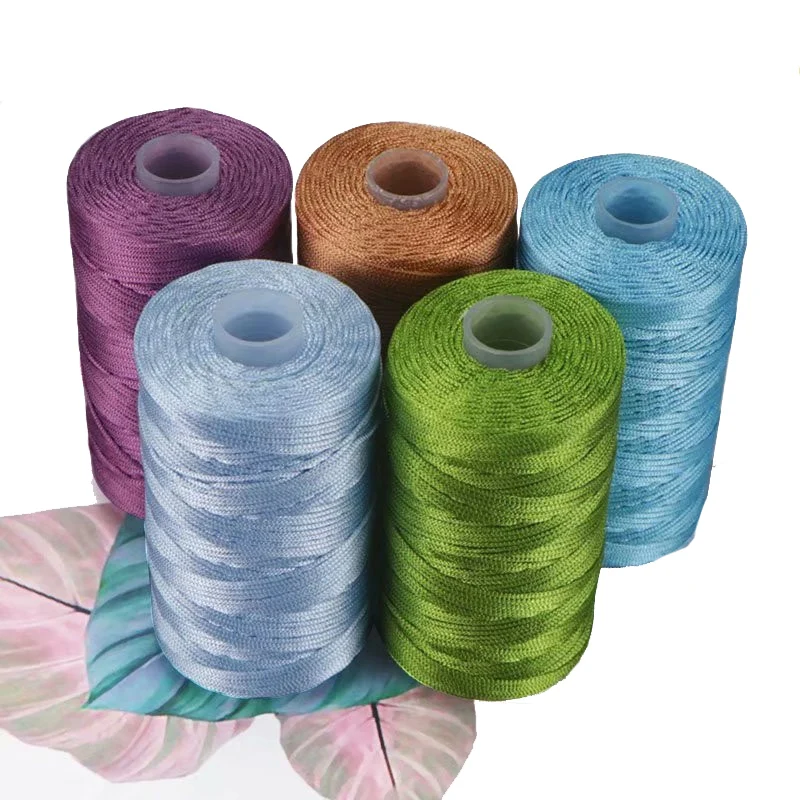 New Summer Crochet Yarn 1.5mm Thin Ice Cotton Thread for Hand Knitting ...