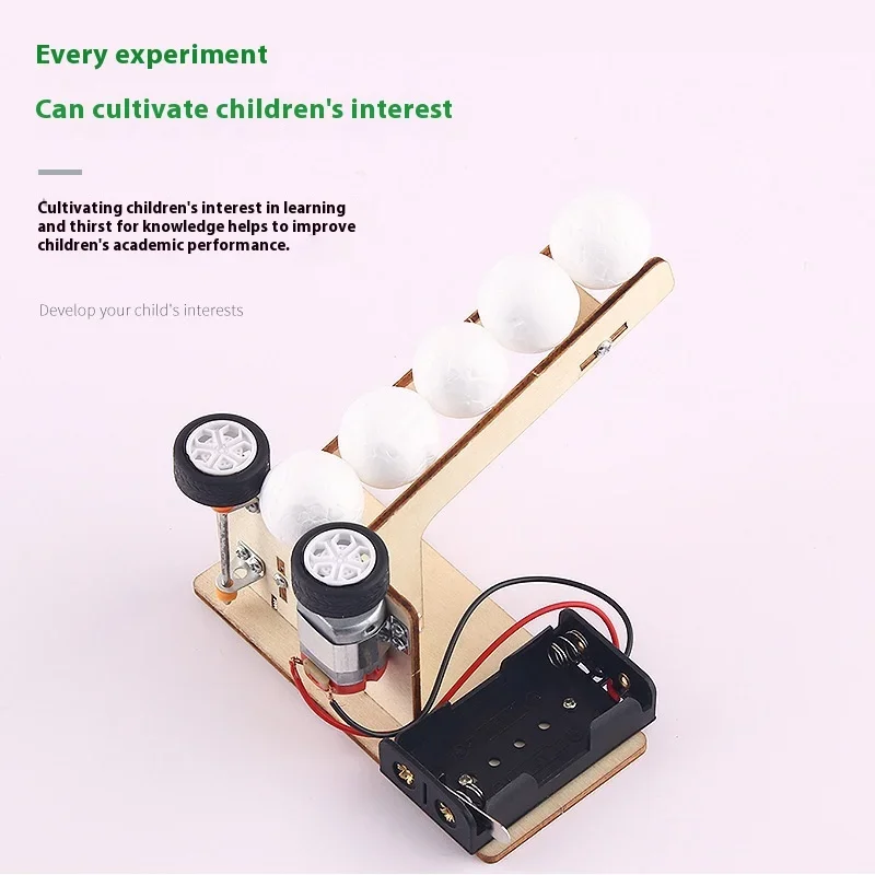 DIY Automatic Serve Machine Kinetic Energy Transmission Experiment ...