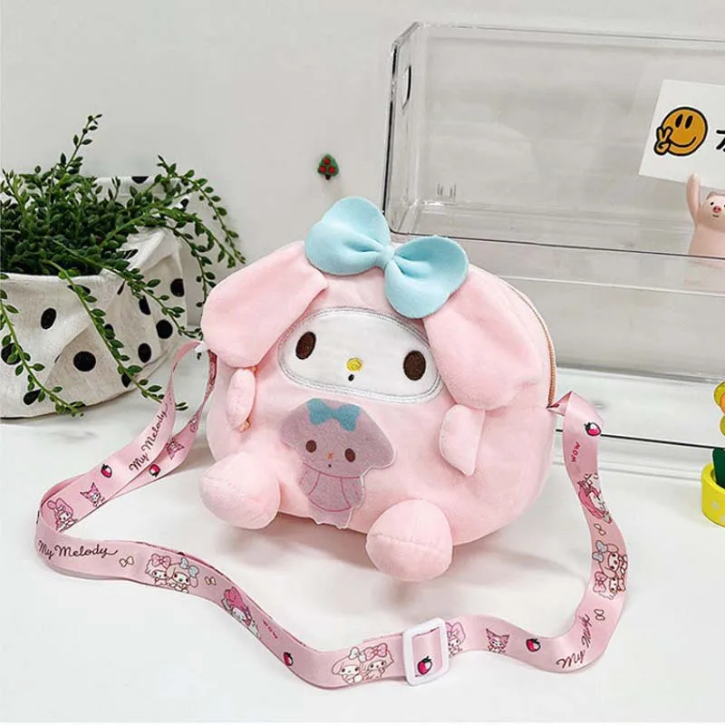 MINISO-Sanrio-Kawaii-Plush-Toy-Girls-Purses-Anime-Cartoon-Cinnamoroll ...