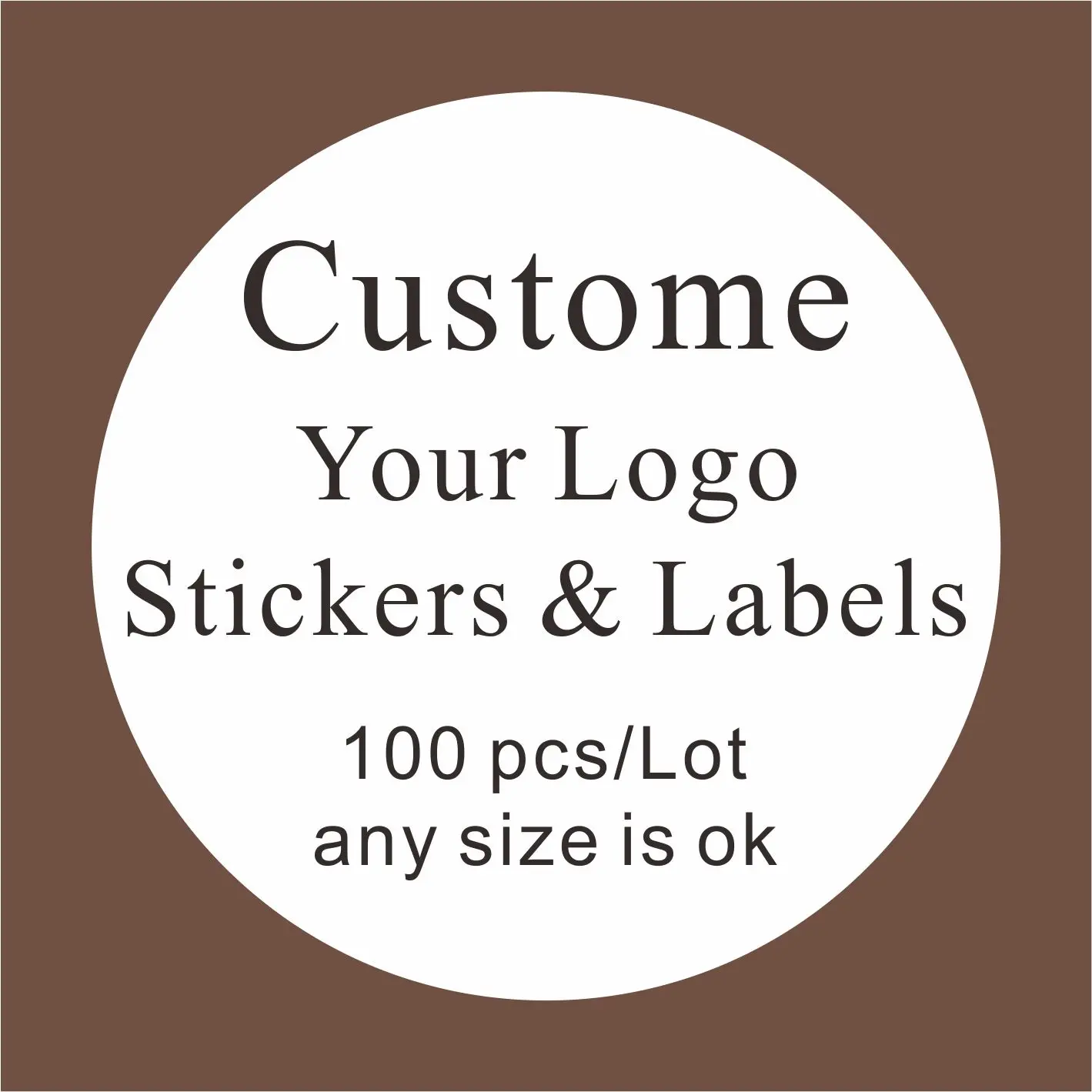 100pcs-Custom-LOGO-Stickers-White-Label-Wedding-Packaging-sticker ...