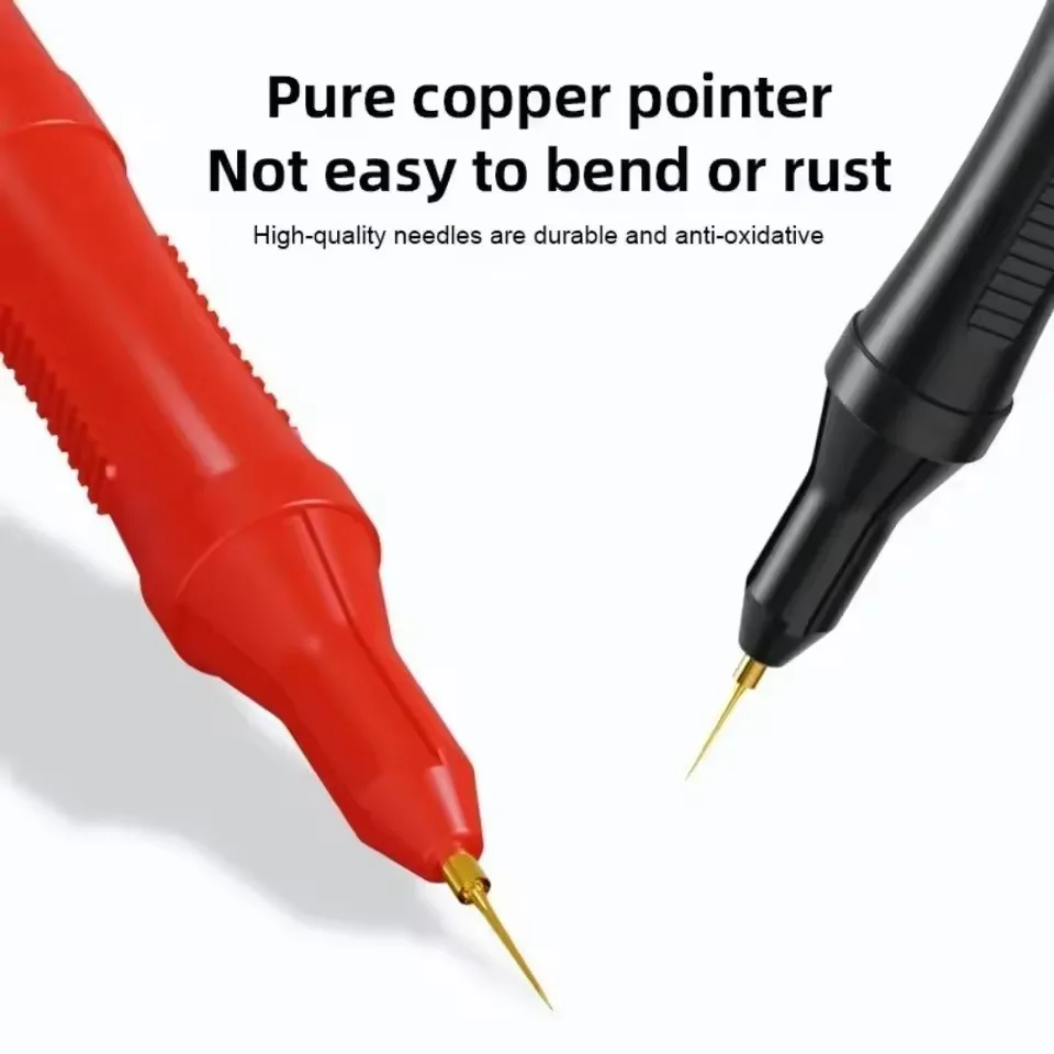 BST-951 20A Spring Multimeter Pen Thin Tip Needle Replaceable Pointer ...
