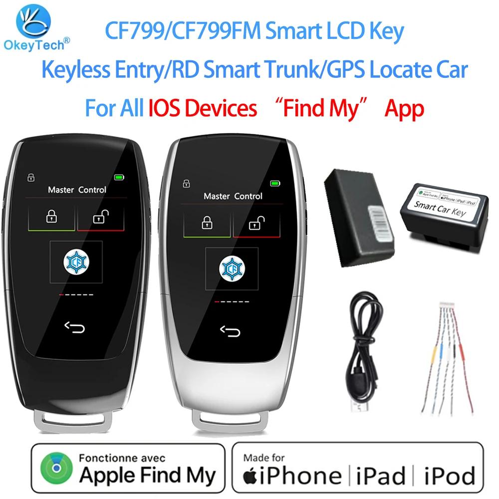 English/korean Cf799/cf799fm Universal Smart Lcd Key For Benz/bmw/kia ...