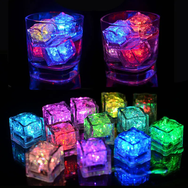 12pcs-LED-Induction-Flash-Ice-Cube-Light-Glows-in-Water-Night-Light ...