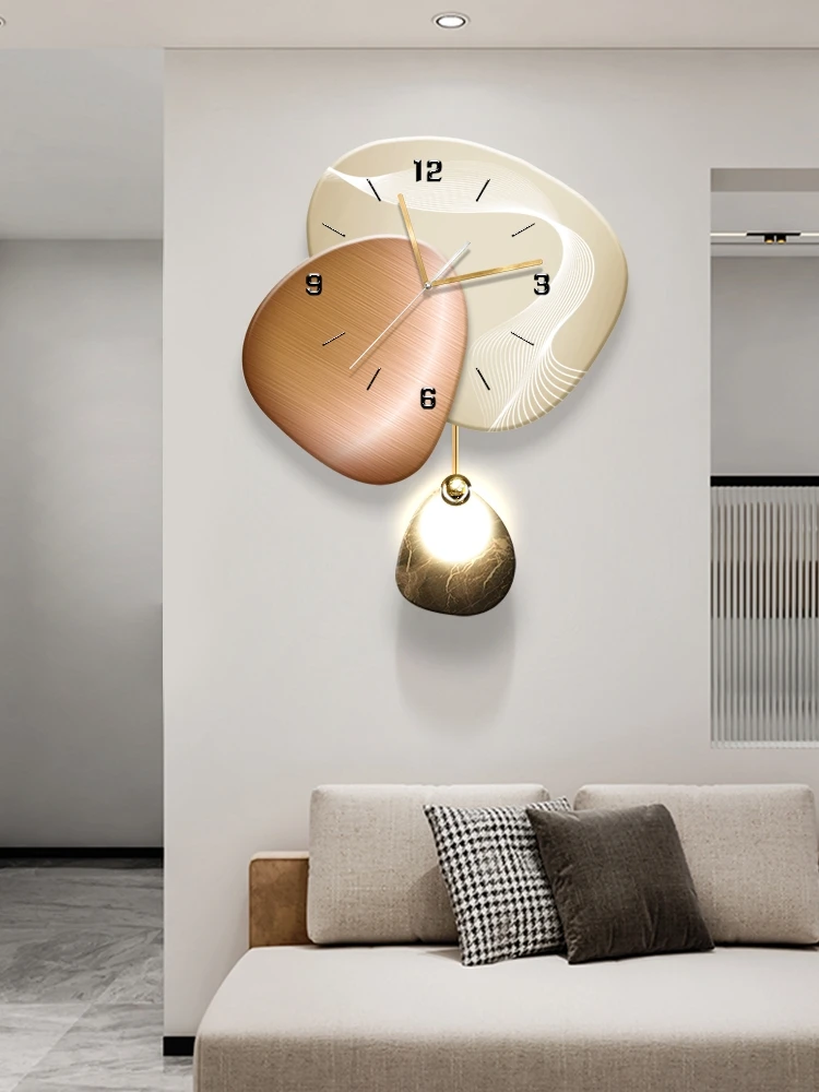 Home-decorations-Shi-Lai-Yun-Zhun-Lucky-Dumplings-clock-background-wall ...