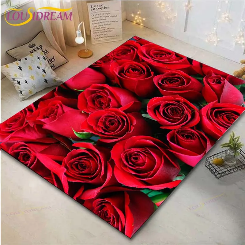 Rose-Carpet-Rug-for-Living-Room-Decorator-Floor-Rug-and-Carpets-Kitchen ...