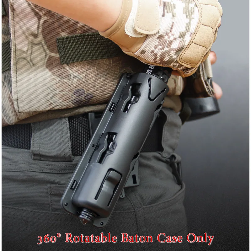 New-Universal-360-Degree-Rotation-Baton-Case-Holster-Black-Holder-Self ...