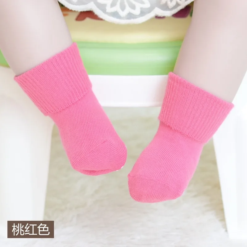 Infant-Non-Slip-Cotton-Socks-Soft-Warm-Newborn-Baby-Girl-Boy-Solid ...