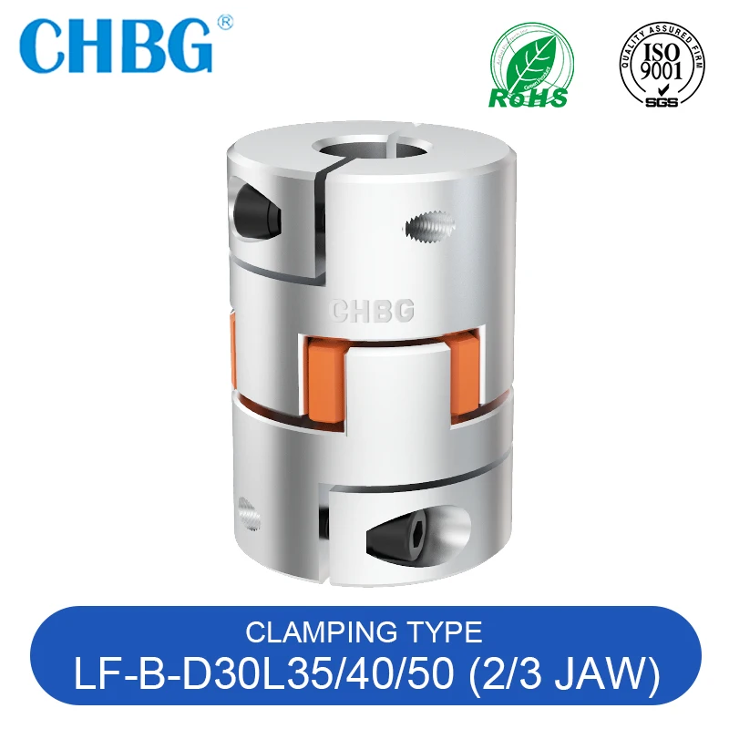 Lf B D30l354050 알루미늄 샤프트 커플러 턱 매화 스파이더 클램핑 유형 Cnc 모터 인코더 커플 링 6mm