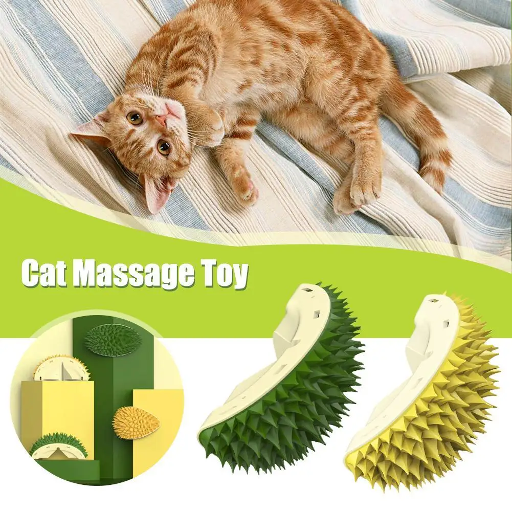 Durian-Cat-Hairdresser-Comb-Corner-Itch-To-Float-Hair-Cat-Catnip-Cat ...