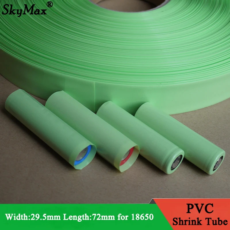 20-50-100-500pcs-18650-Lipo-Battery-Wrap-PVC-Heat-Shrink-Tube-Precut ...
