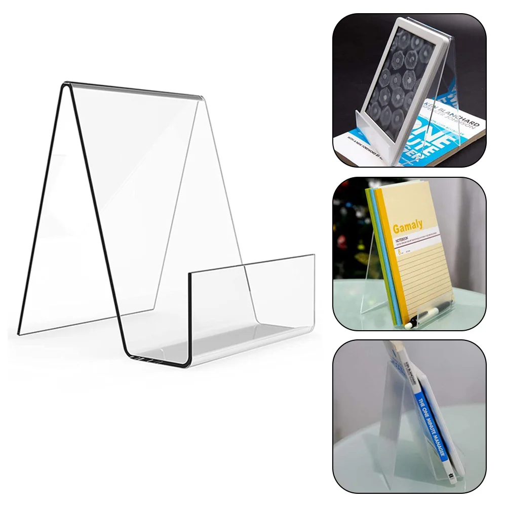 Book-Display-Stand-Transparent-Acrylic-Book-Handle-Desktop-Bookshelf ...