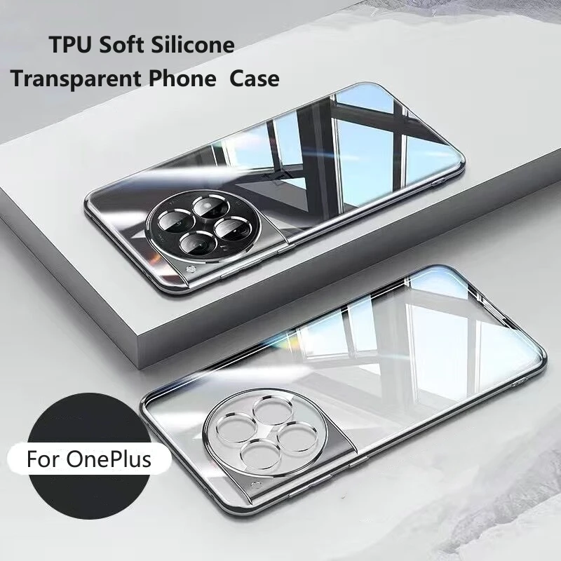Case-For-OnePlus-12R-ACE-3-Case-Luxury-TPU-Soft-Silicone-Transparent ...