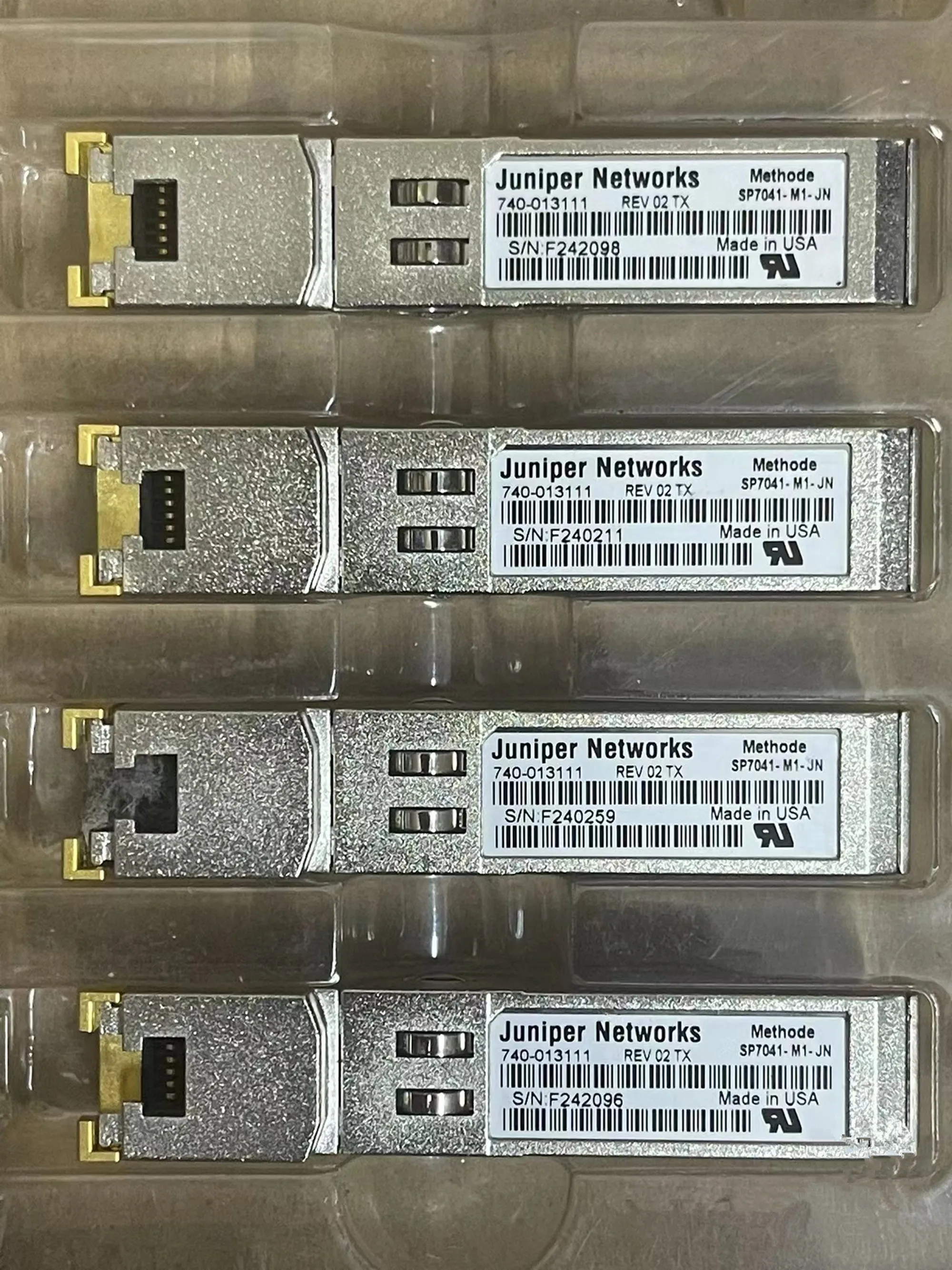 Juniper-Gigabit-Ethernet-SFP-1GE-T-RJ45-740-013111-SP7041-M1-JN-REV-02 ...