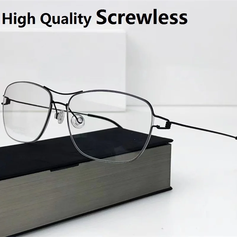 2023-Denmark-Titanium-Glasses-Frame-Men-Women-Screwless-Eyewear ...