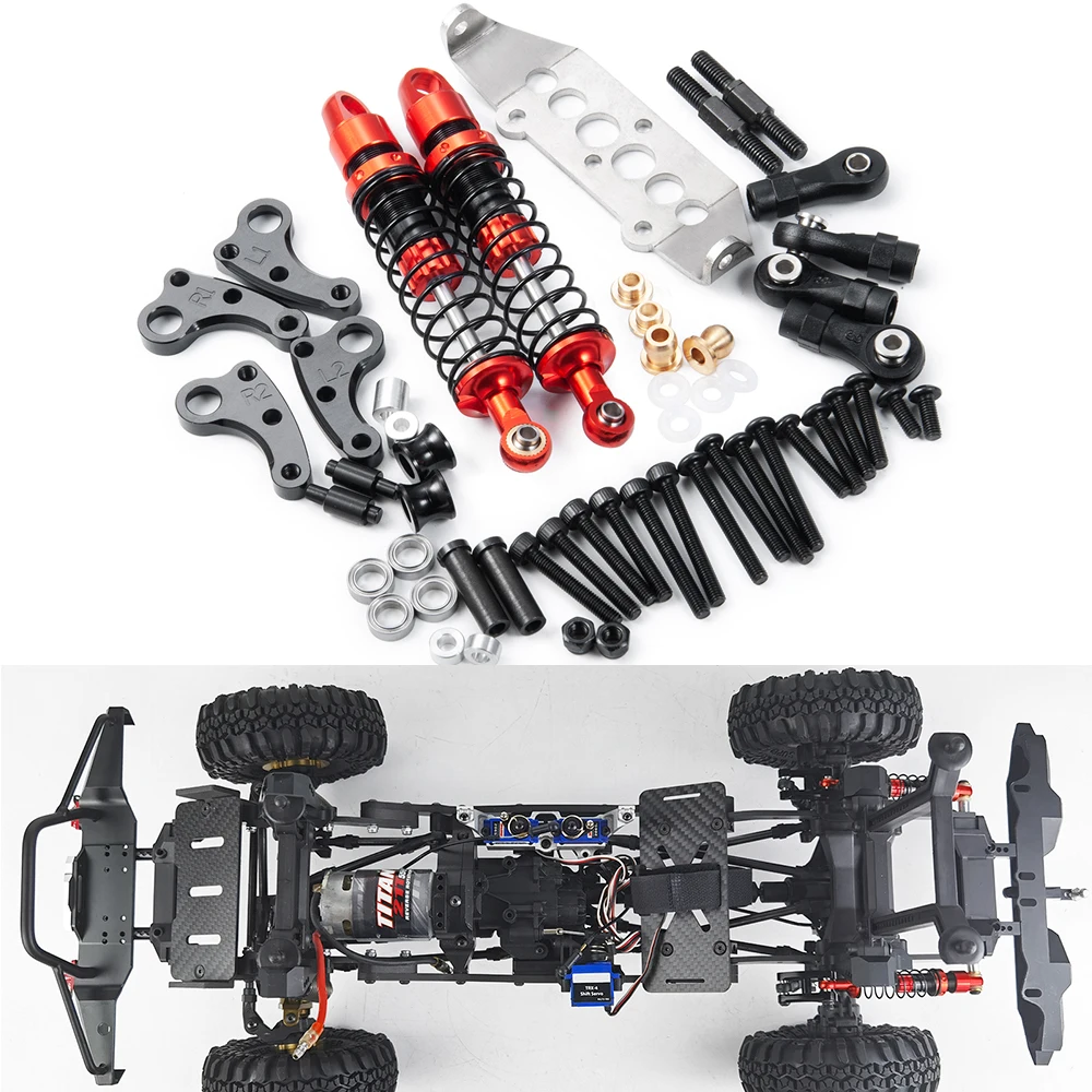 Rcbeneco Metal Shock Absorber Damper Cantilever Suspension Kit For 1/10 Traxxas Trx-4 Trx4 Rc ...
