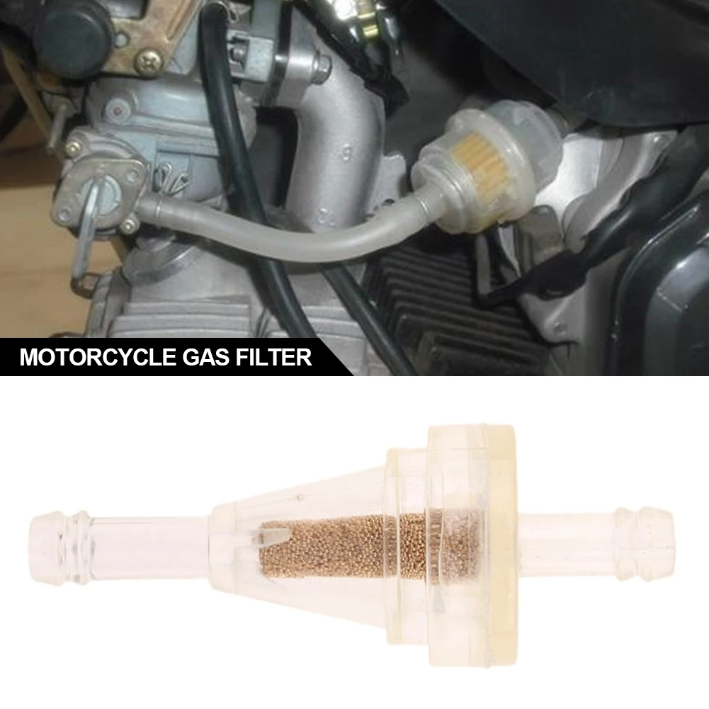Universal Motorcycle Copper Core Gasoline Filter Petrol Inline Fuel ...