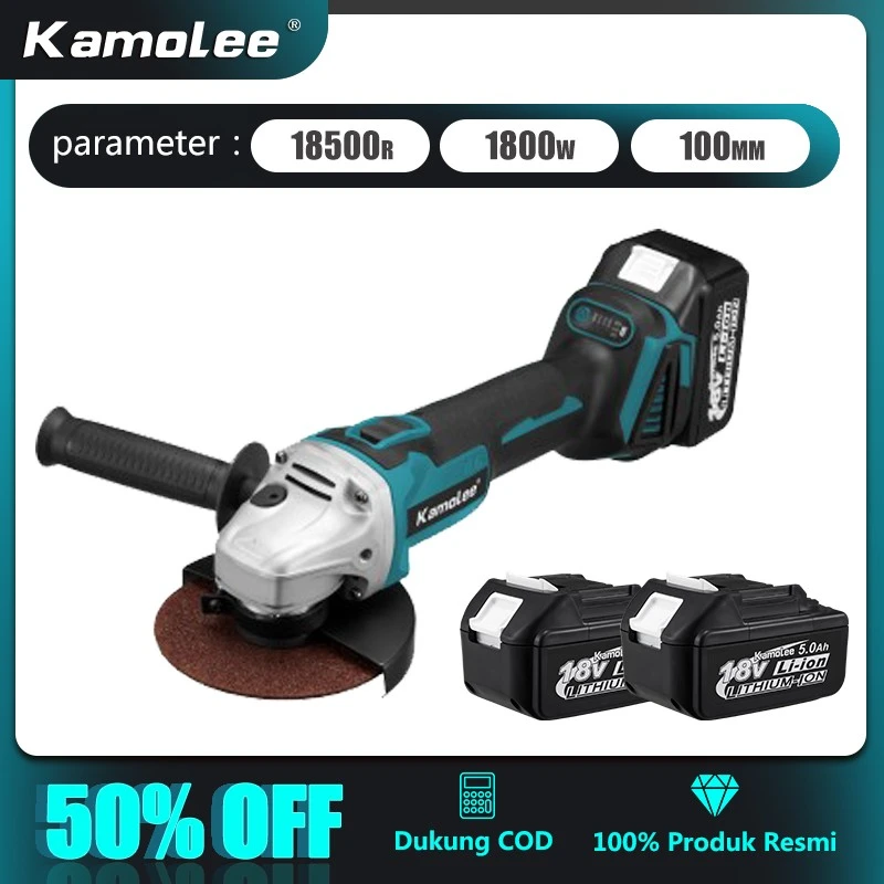 Kamolee M14 125mm 5 Inche 18500rpm Brushless Cordless Angle Grinder 4 ...