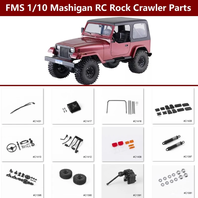 Fms Mashigan 1/10 Parts | Rc Car Spare Parts | Mashigan Light | Rc ...